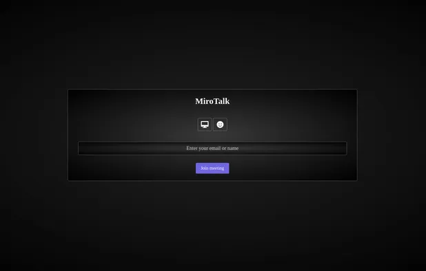 Mirotalk: Powered by WebRTC, Real-time video call, chat room and screen ...
