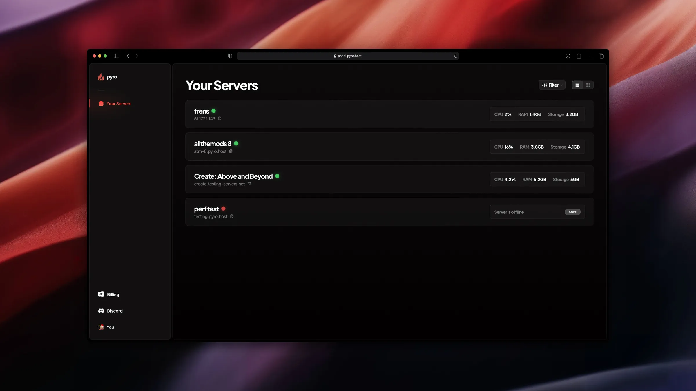 Pyrodactyl: Pyrodactyl is the Pterodactyl-based game server panel that ...