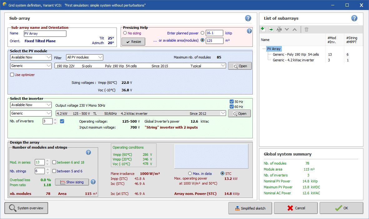 PVsyst: A full package for the study of your photovoltaic systems ...