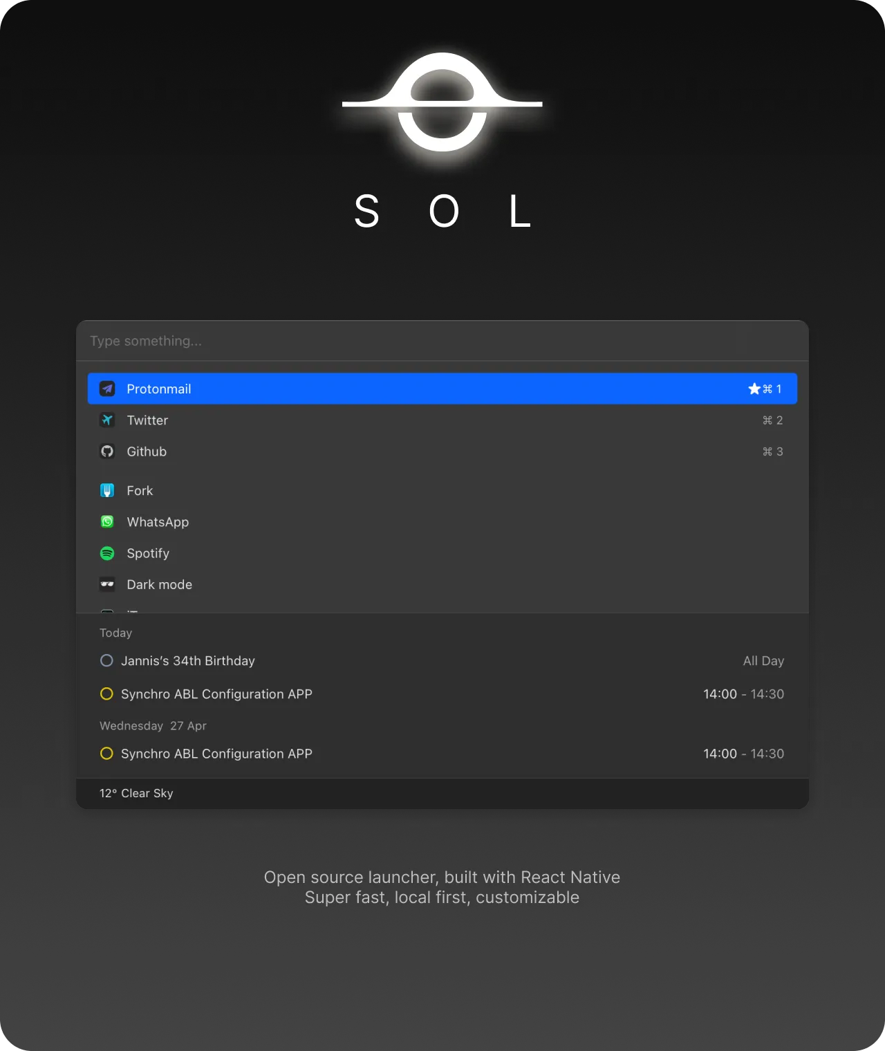 SOL Alternatives: Top 12 Application Launchers | AlternativeTo