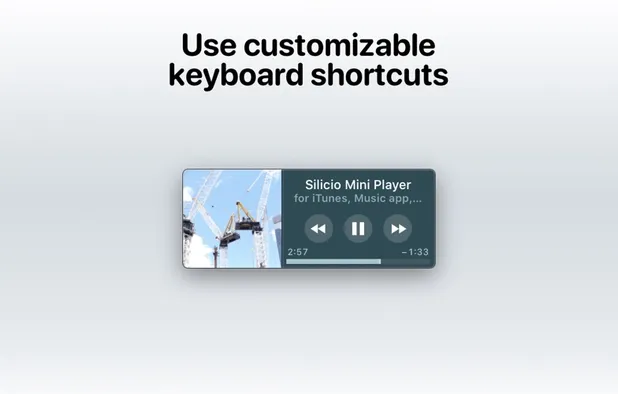 Silicio Mini Player: Desktop music controller that integrates with ...