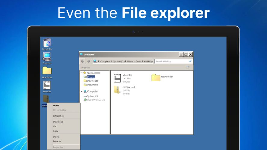 Win7 Simu: Simulator for Windows 7 that will | AlternativeTo