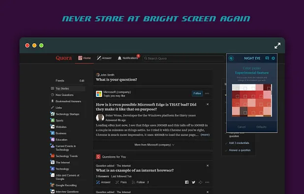 Night Eye: Browser extension that enables dark mode on nearly any ...