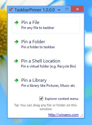 Taskbar Pinner: This is most unique software from all taskbar ...