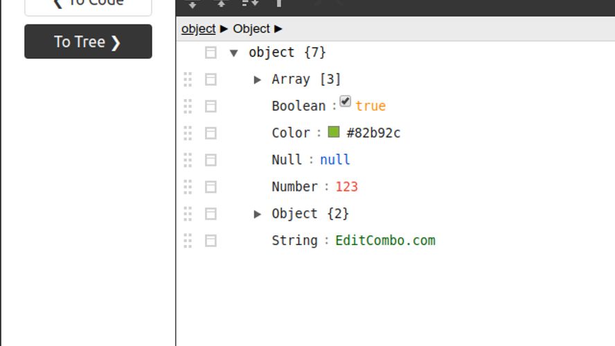 EditCombo.com: JSON Editor Online is a web-based tool to view, edit ...