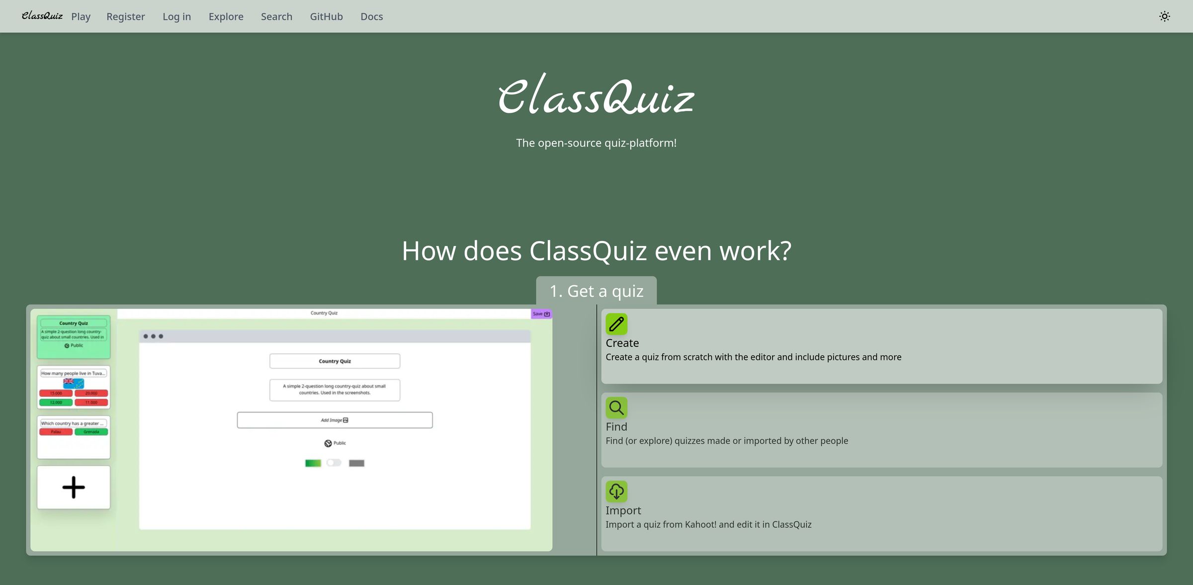 ClassQuiz: Quiz-platform that allows you to create and manage quizzes | AlternativeTo