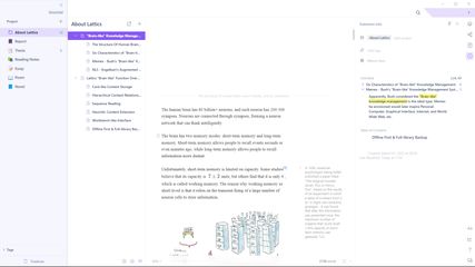 Lattics: All-in one knowledge management tool. | AlternativeTo