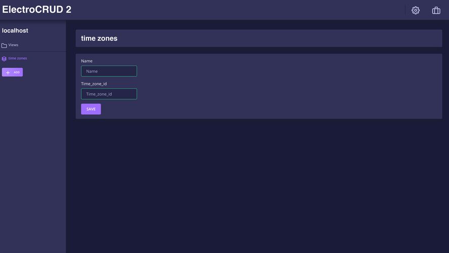 ElectroCRUD: Open Source SQL Database CRUD Application Built on Electron | AlternativeTo
