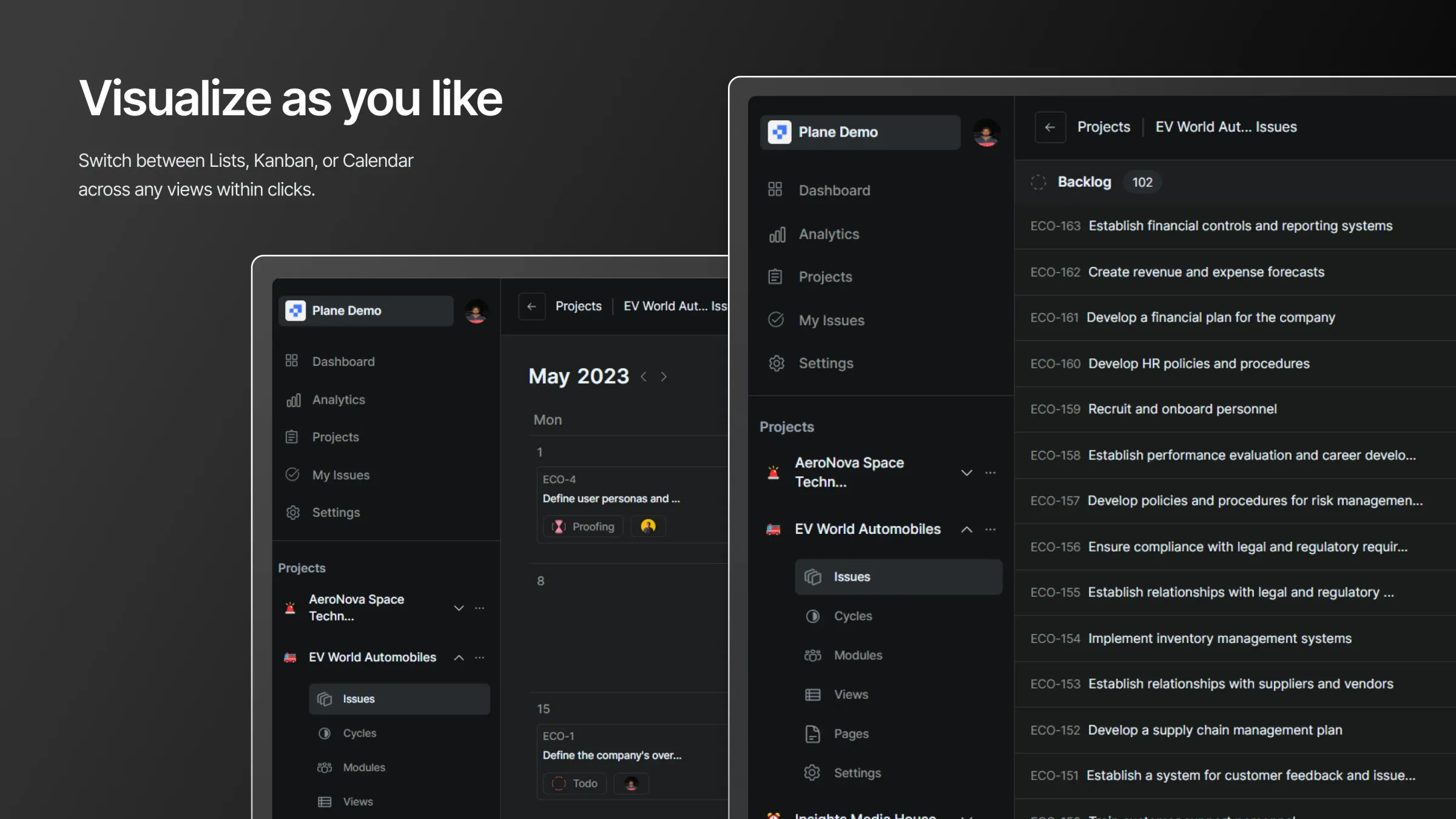 Plane: Open Source JIRA, Linear and Height alternative. | AlternativeTo