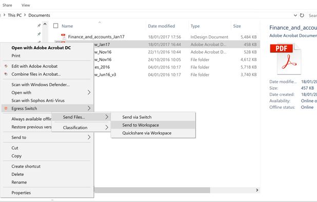 Egress Switch Secure Workspace: Switch Secure Workspace enables users ...