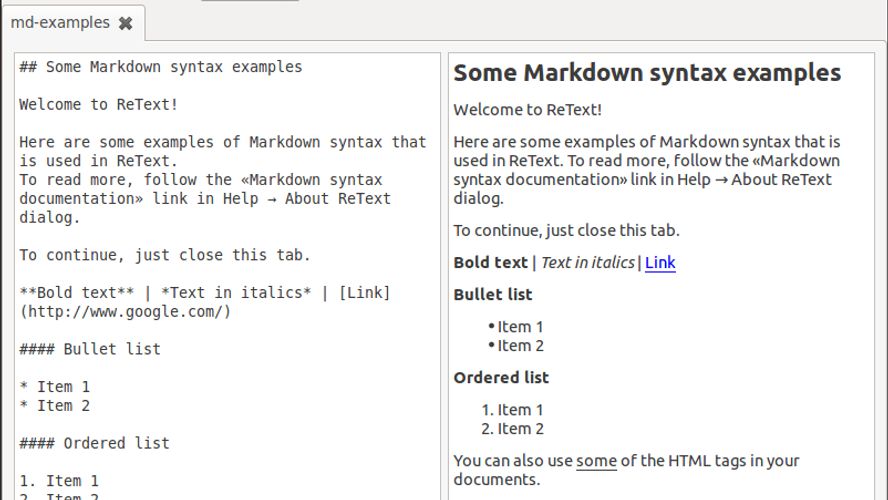 Retext Simple Text Editor For Markdown And Restructuredtext Documents Alternativeto 