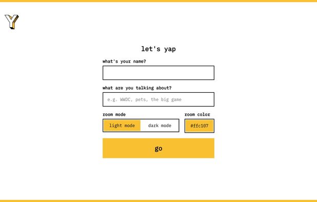 Yap Chat: An ephemeral, real-time chat room with up to 6 participants ...