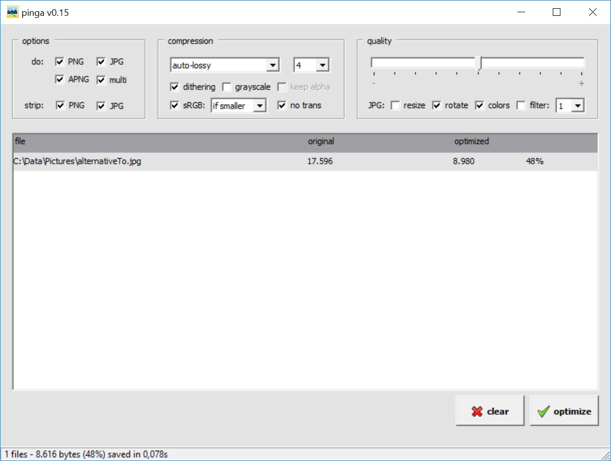 Pinga Alternatives: Top 12 Image Optimizers & Similar Apps | AlternativeTo