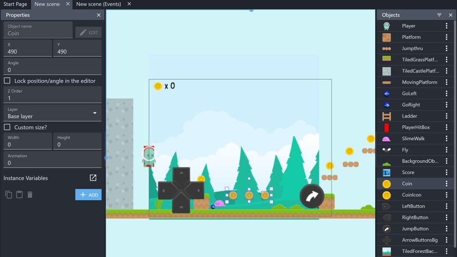 GDevelop: Open-source game making software designed to be used by ...