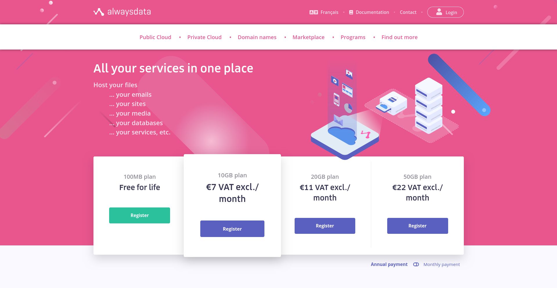 AlwaysData Alternatives: Top 13 Cloud Hosting Services | AlternativeTo