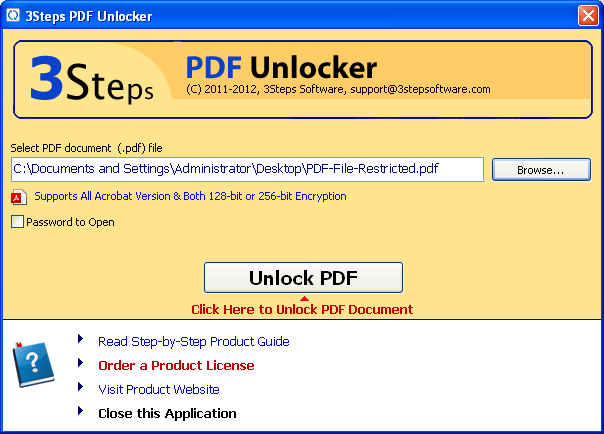 3Steps PDF Unlocker Alternatives and Similar Software | AlternativeTo