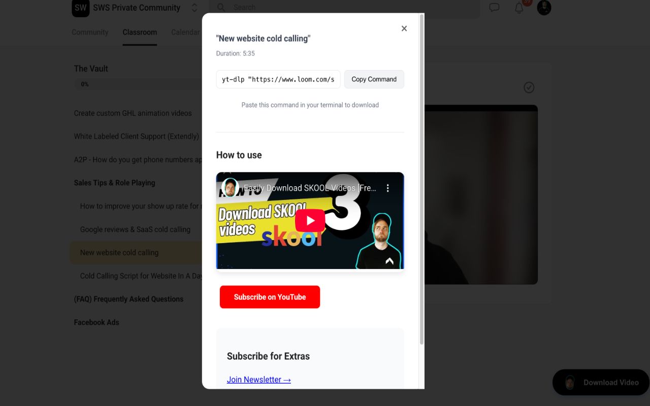 Skool Video Downloader: Easily download videos & classroom content for ...