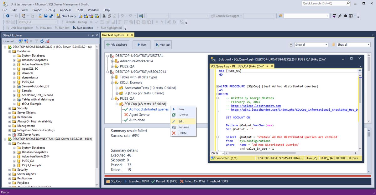 ApexSQL Unit Test Alternatives and Similar Software | AlternativeTo