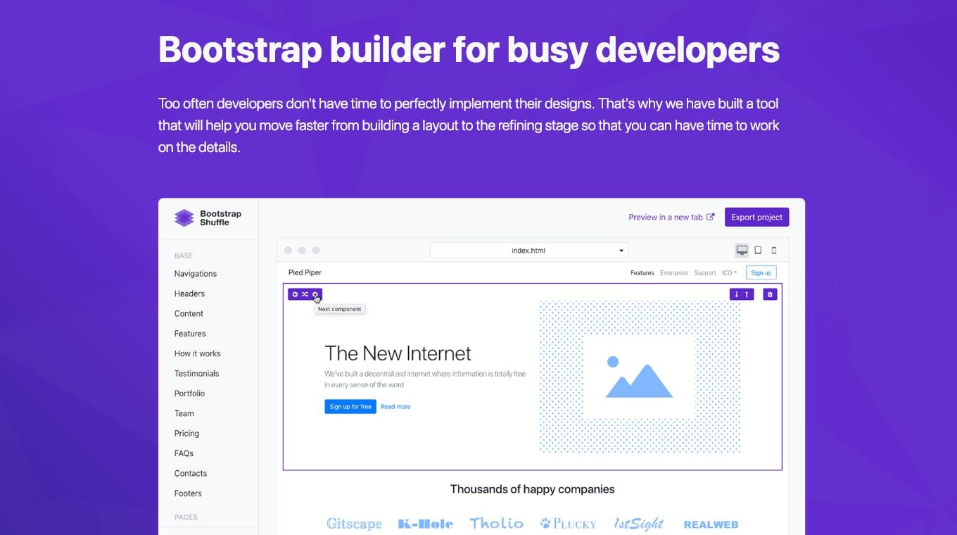Bootstrap Shuffle Alternatives and Similar Software | AlternativeTo