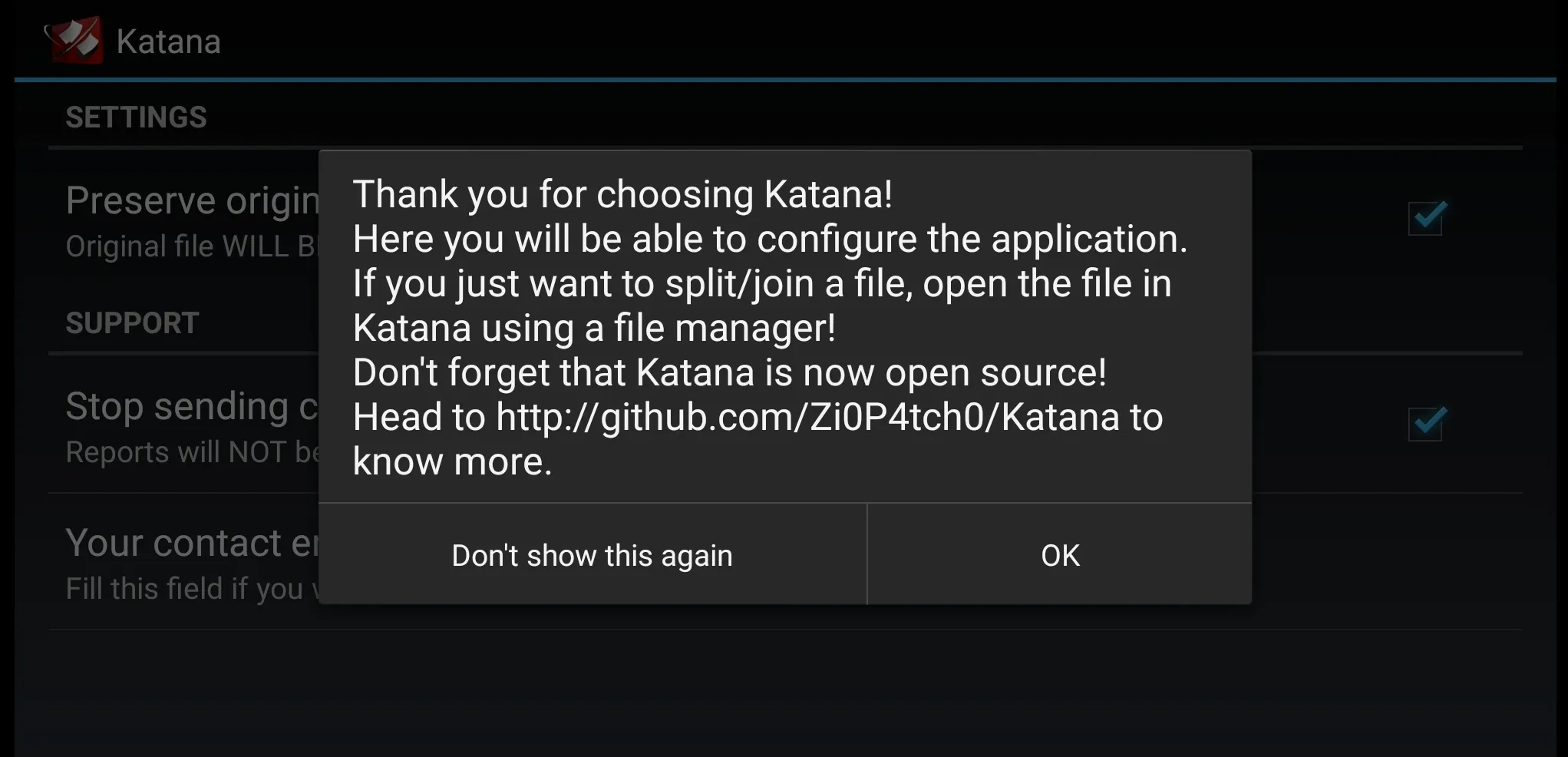 Katana file splitter & joiner Alternatives and Similar Apps | AlternativeTo