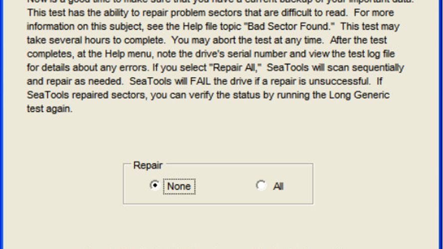 SeaTools: Diagnostic tool that helps you | AlternativeTo