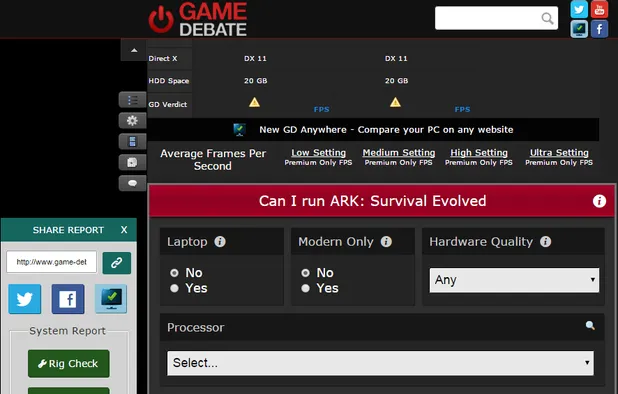Game Debate - Can I Run It: Game Debate is a site dedicated to ...