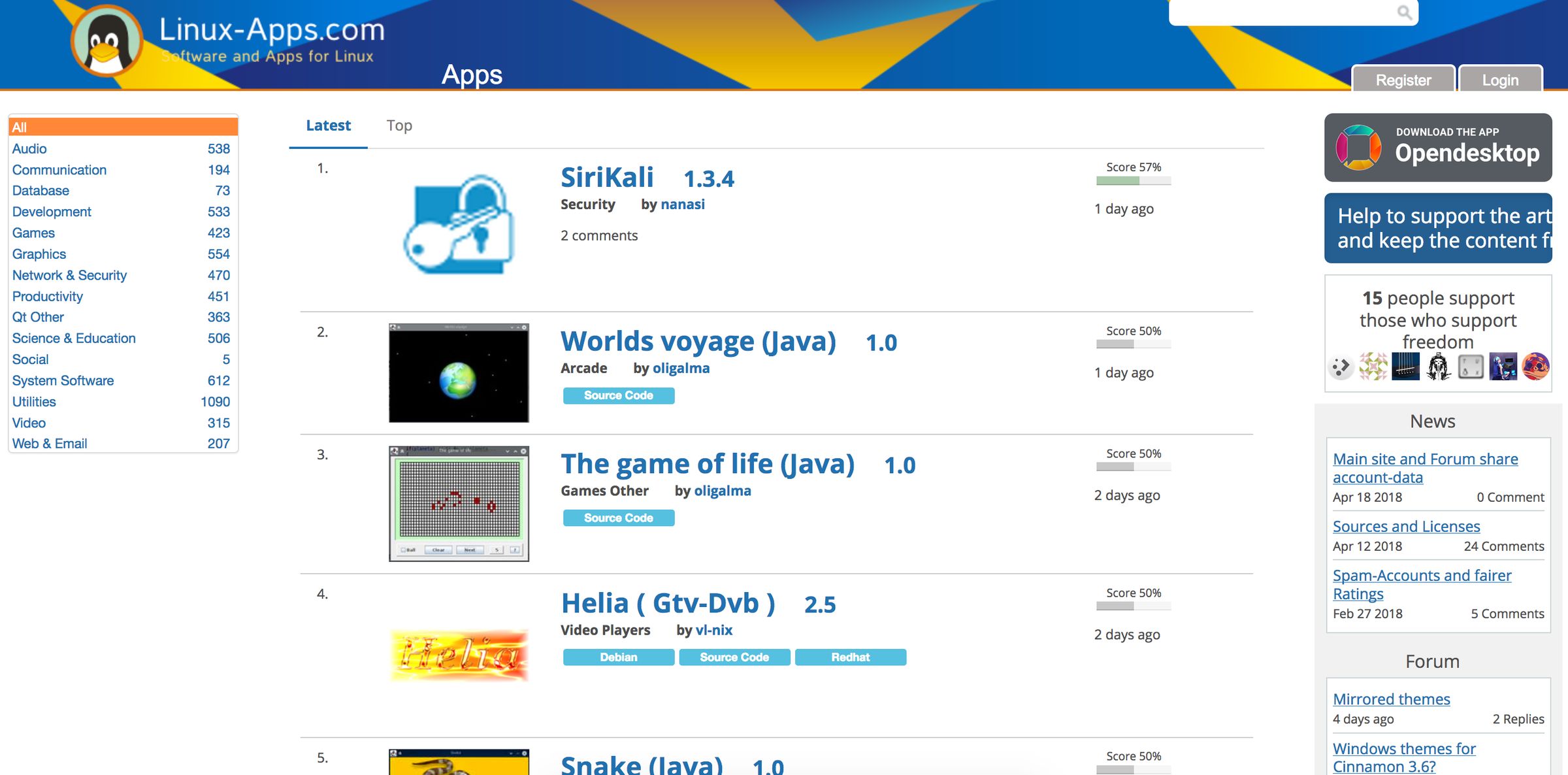 Linux-apps.com: Software and apps for Linux | AlternativeTo