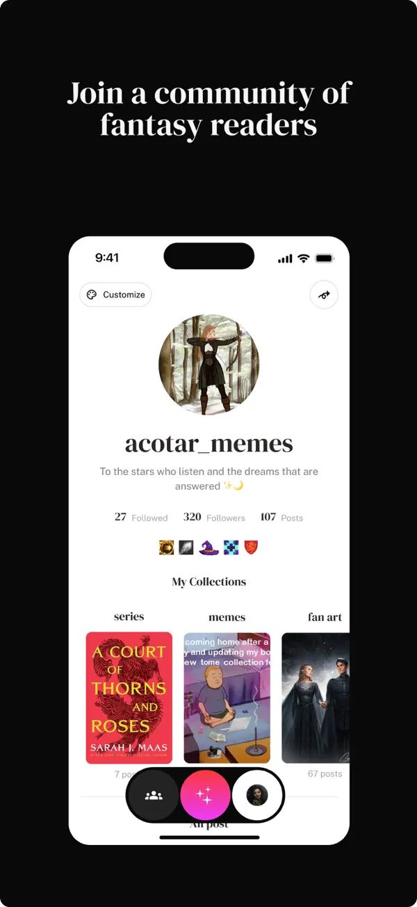 Tome: Fantasy social network for memes & book lovers | AlternativeTo