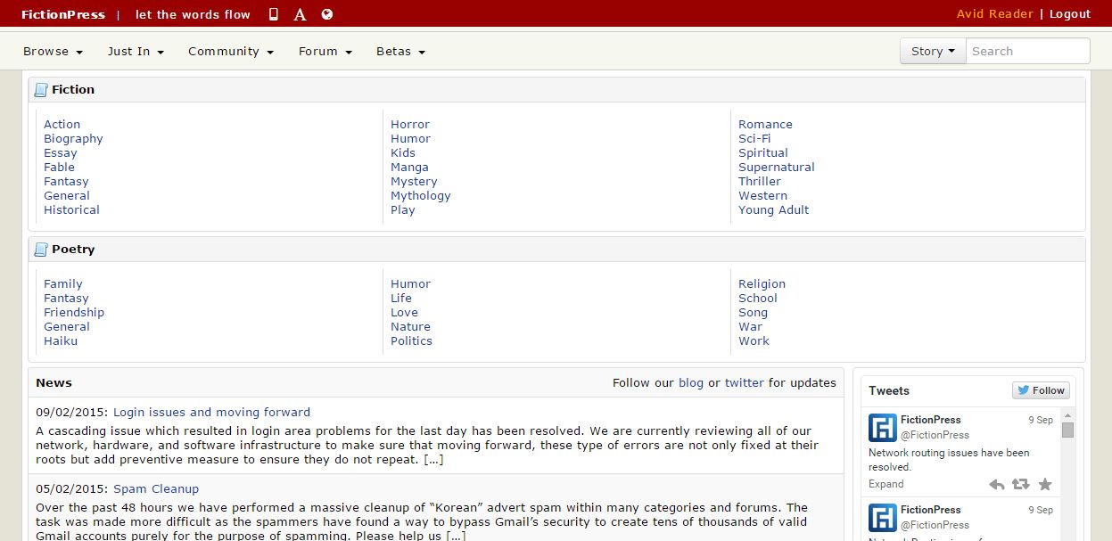 FictionPress Alternatives - Explore Similar Sites & Apps | AlternativeTo