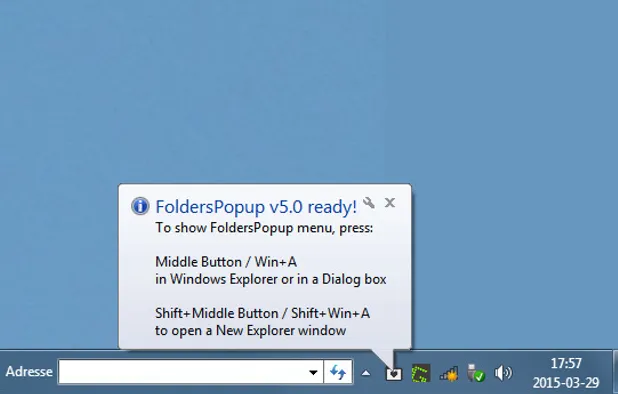 Folders Popup: Lets you move like a breeze between your frequently used ...