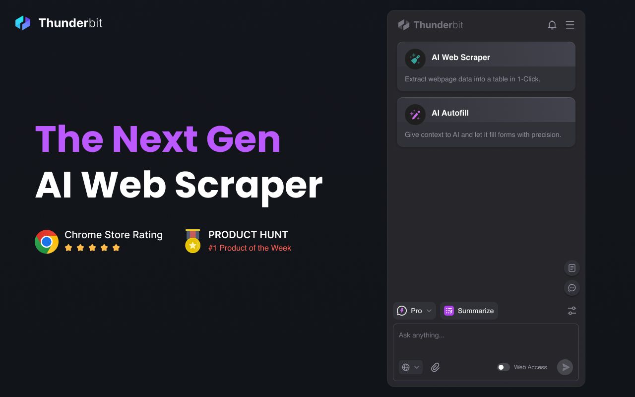 Thunderbit Alternatives: Top 7 Task Automation & Similar Apps | AlternativeTo