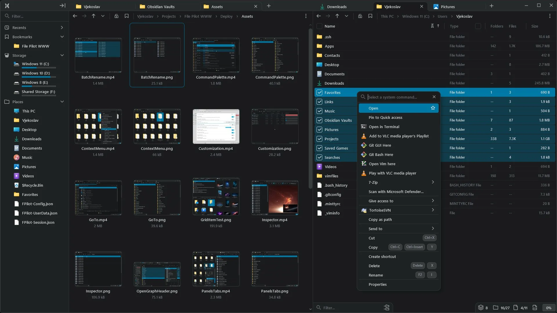File Pilot: File explorer built from scratch for light-speed ...