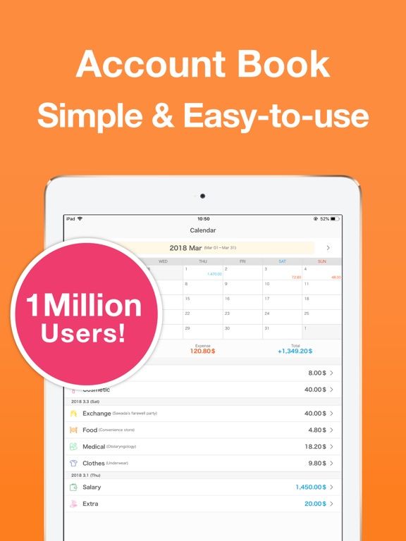 MoneyNote: A simple household account book app | AlternativeTo