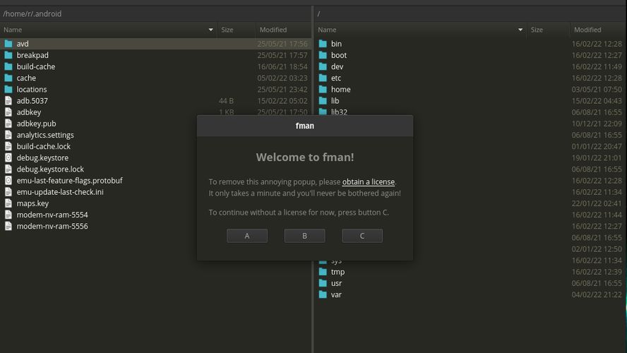 fman: The most modern dual-pane file manager. For Windows, Mac and ...
