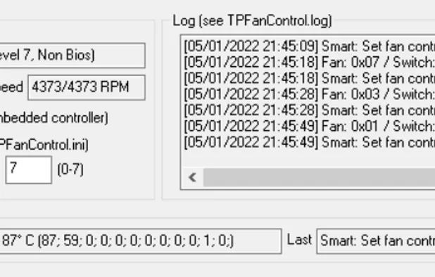 TPFanCtrl2: ThinkPad Fan Control 2 (Dual Fan) for Windows 10 and 11 ...
