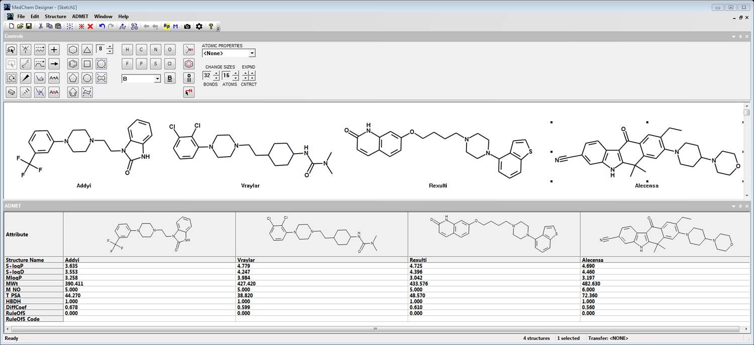 MedChem Designer: Free chemical structure drawing program for Windows ...