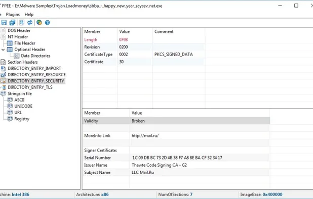 PPEE (puppy): Professional PE file Explorer for reversers, malware ...