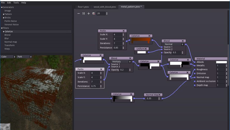 Material Maker: Cross-platform, procedural texture authoring tool ...