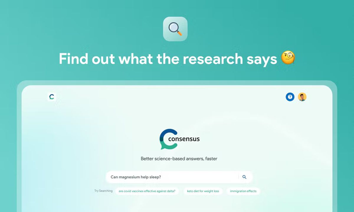 Consensus: App Reviews, Features, Pricing & Download | AlternativeTo