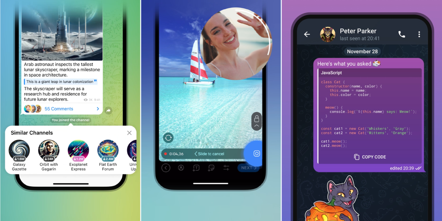 Telegram introduces new features: Similar Channels Discovery, Reposting ...