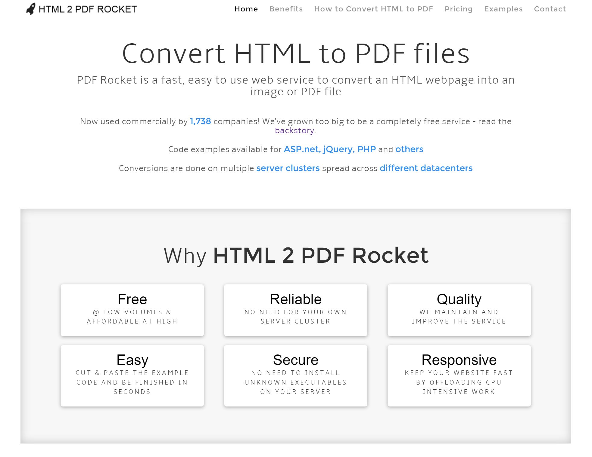 HTML 2 PDF Rocket Alternatives and Similar Apps | AlternativeTo
