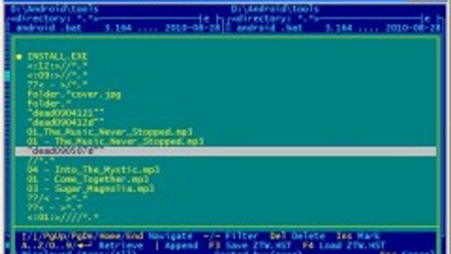 ZTreeWin: Fast and flexible text-mode file/directory manager for all ...