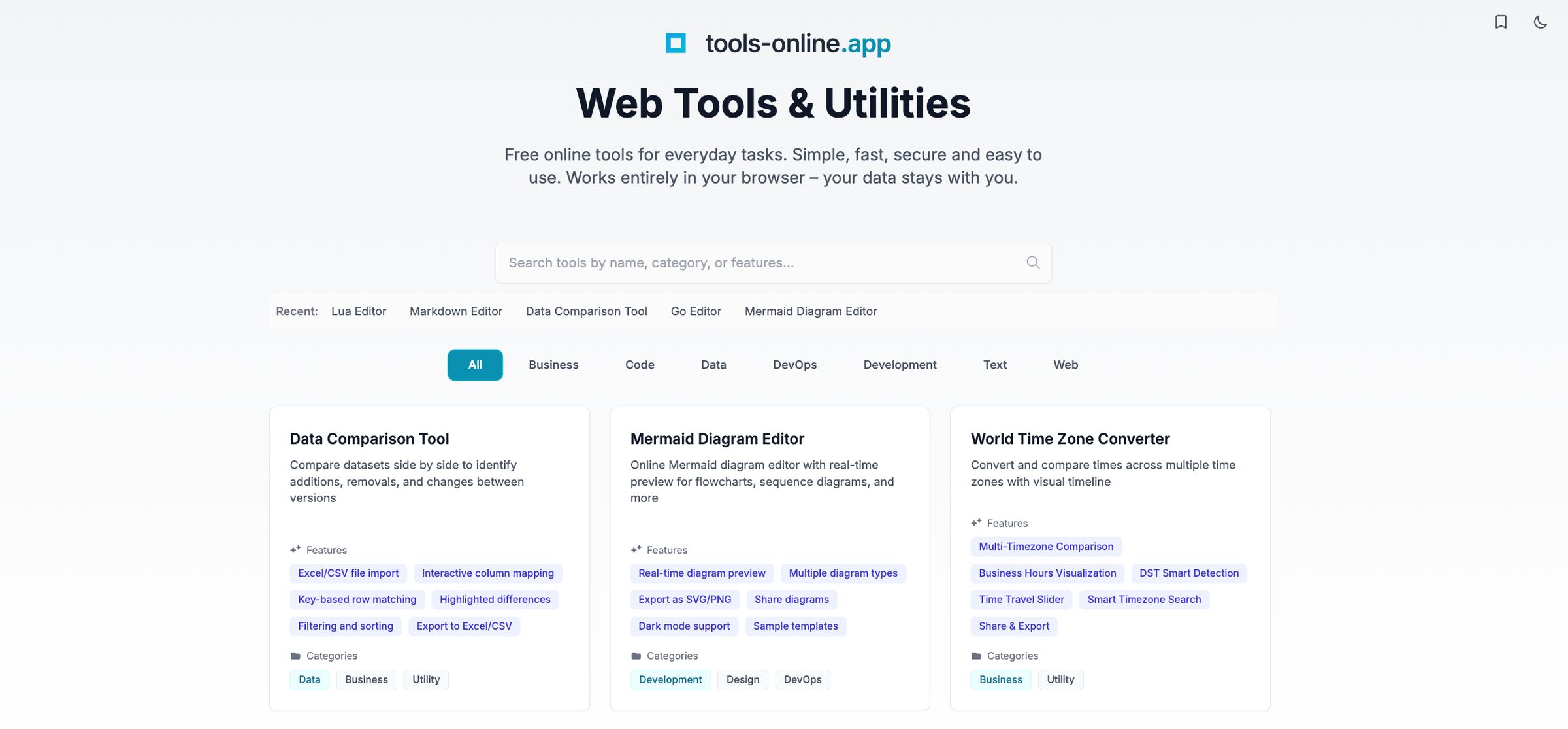 Tools-Online.app: Free online tools for everyday tasks. Simple, fast ...