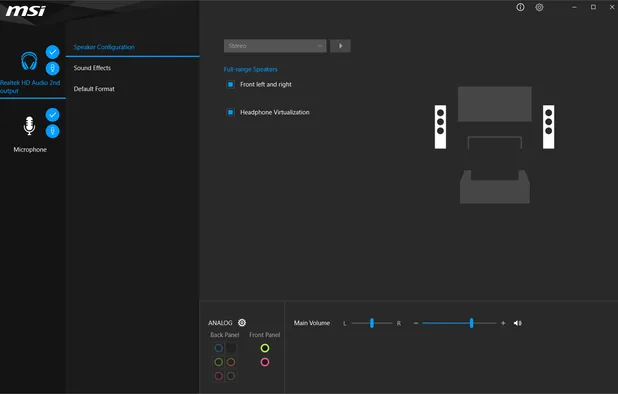 Realtek Audio Control: "Realtek Audio Control" provides the best audio ...