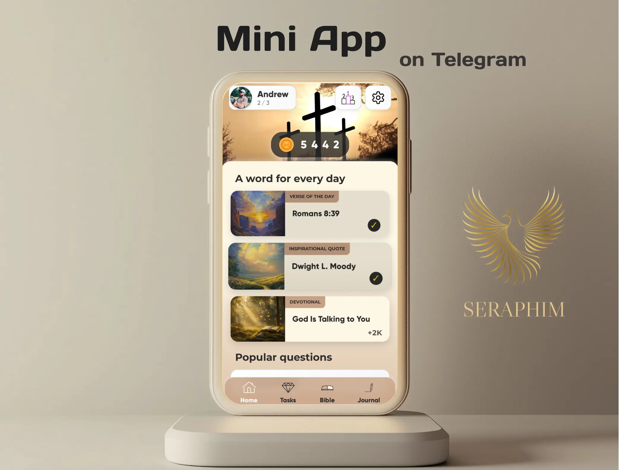 SERAPHIM: Explore the Bible, complete challenges, and earn rewards ...