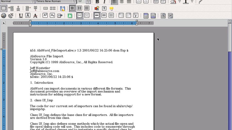 AbiWord: Free word processing program similar to Microsoft® Word ...