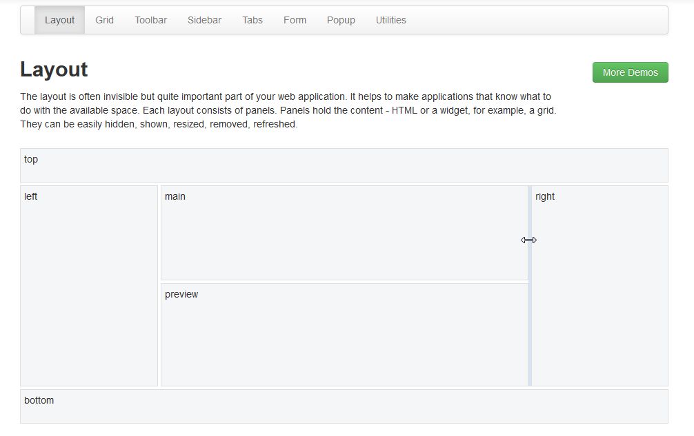 w2ui: W2UI is a small JavaScript UI library with a | AlternativeTo