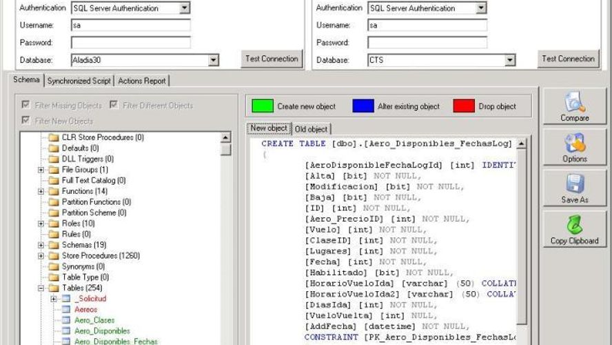 Open DBDiff: A database comparison tool for Microsoft SQL Server 2005 ...