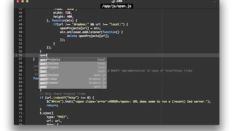 Zed Code Editor: Offline-capable, feature rich, extensible code editor ...