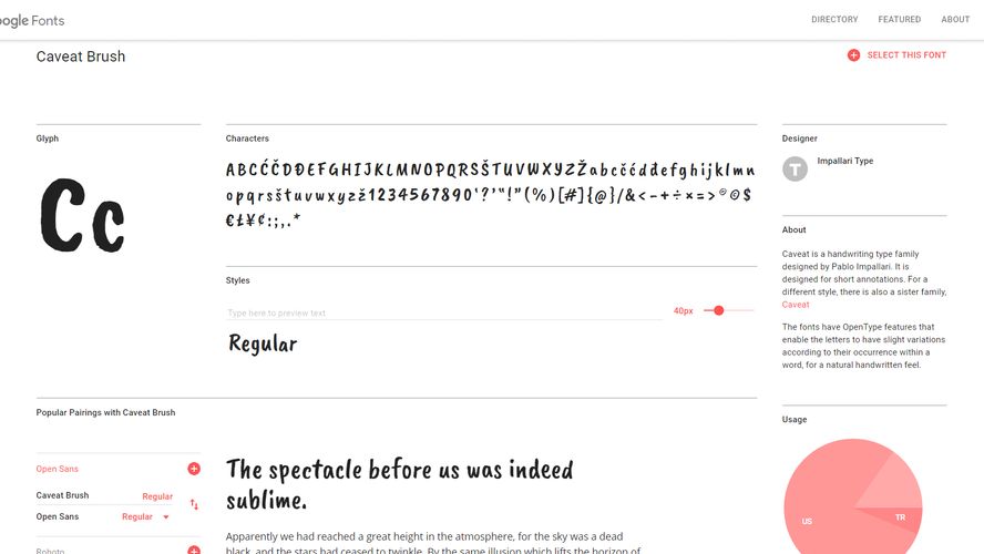 Google Fonts: Lets you browse all the fonts | AlternativeTo